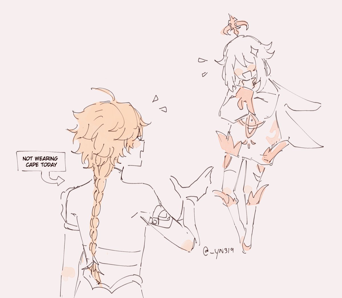 「aether waist so small... #xiaoaether 」|RIIKYUNの漫画