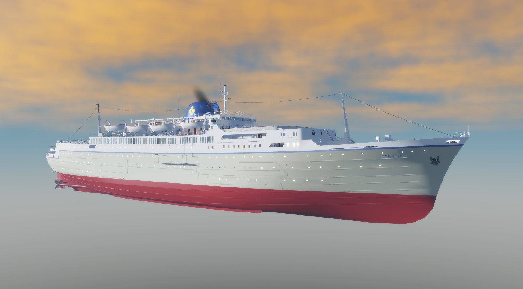 Sinking Cruise Ship Oceanos