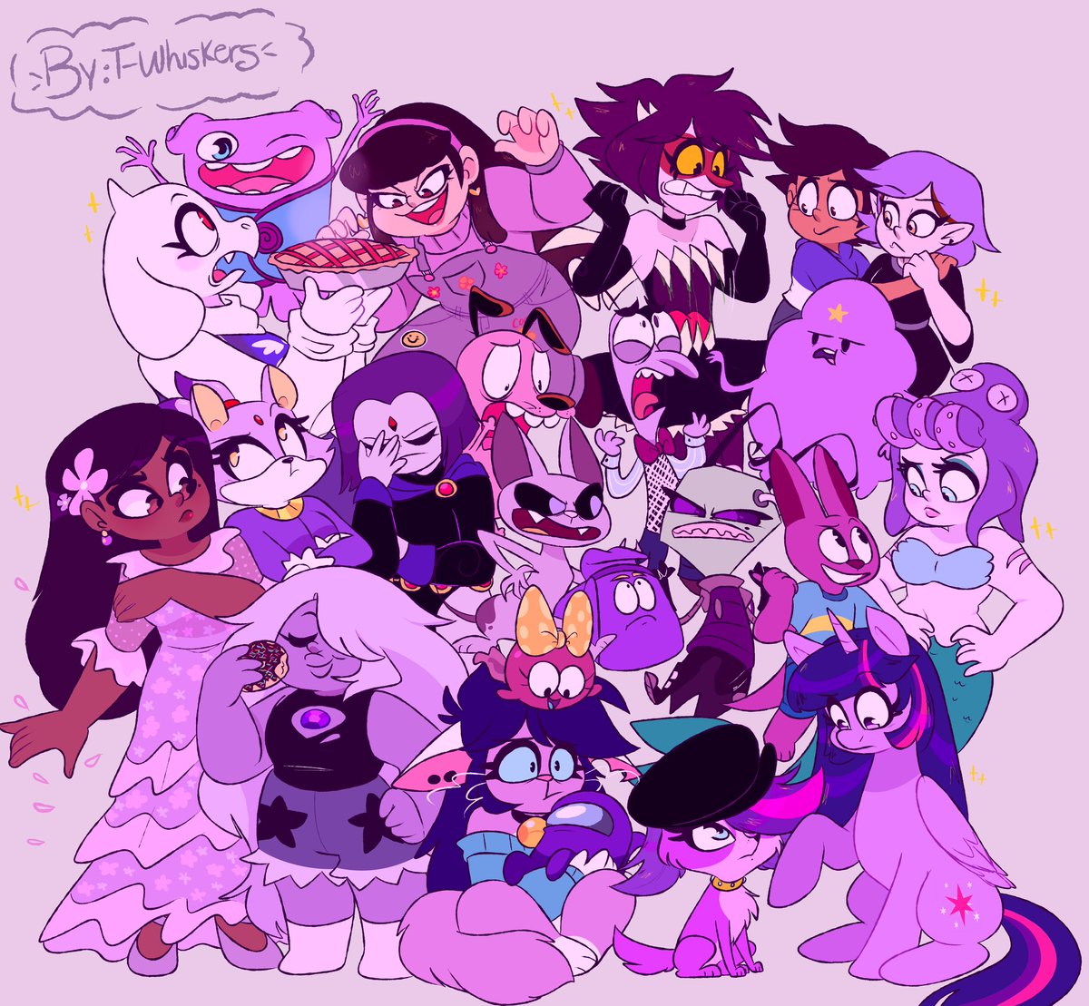 Purple Characters