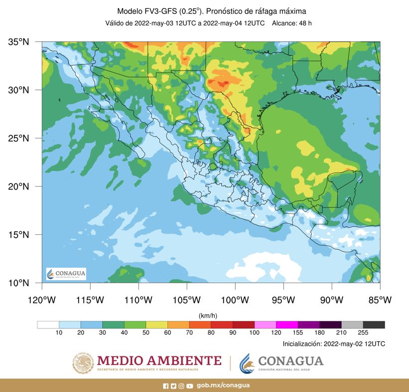 CONAGUA Clima on Twitter: "Conoce la Descripción #Meteorológica actual y el #Pronóstico a 72 ...