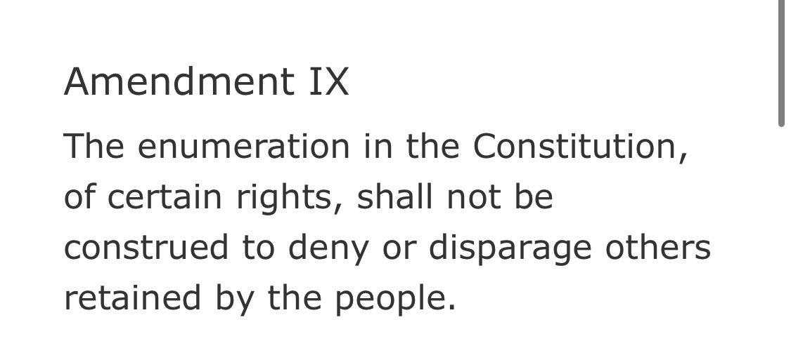 Amendment 9 Rights Of The People