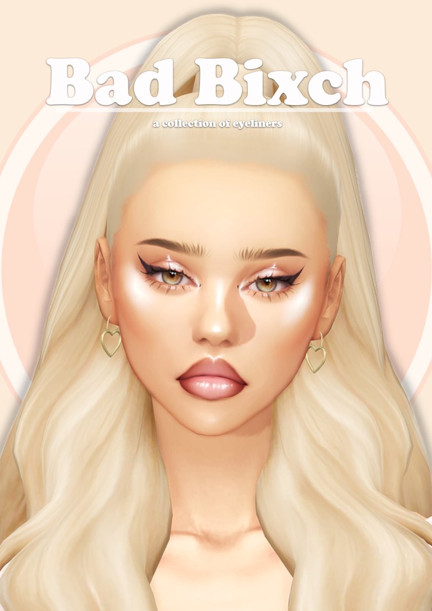 🌿 𝐋𝐀𝐃𝐘 𝐒𝐈𝐌𝐌𝐄𝐑 🌿 on Twitter: "🌟 BAD BIXCH - a collection of eyeliners 🌟 - ft @simcelebrity00 WIP ...