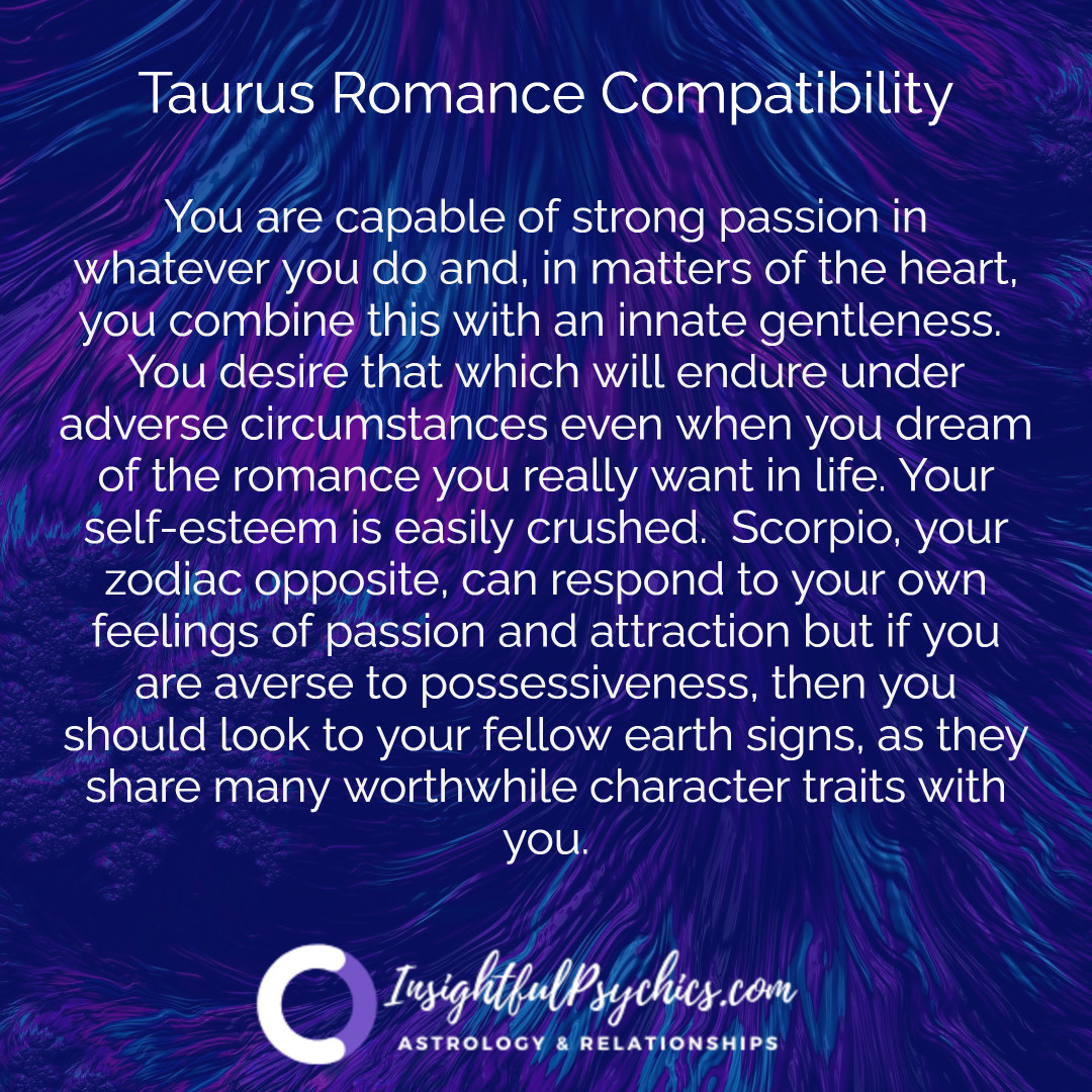 Taurus Compatibility Chart