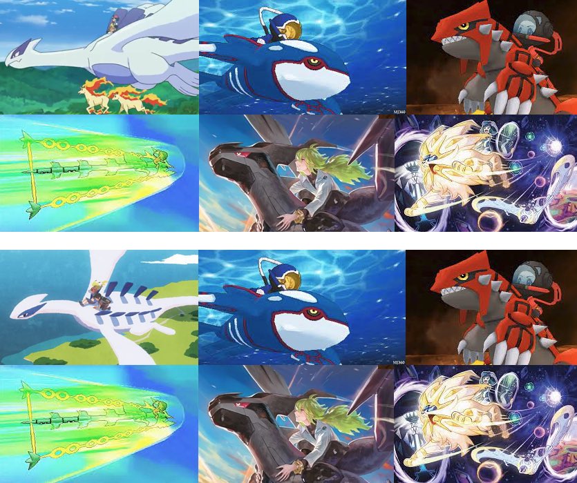 Legendary Pokemon Collage