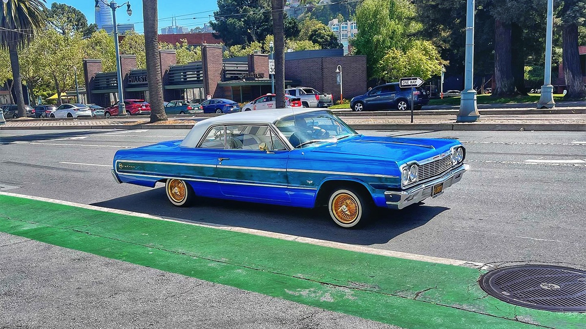 1964 Chevy Impala Lowrider Blue