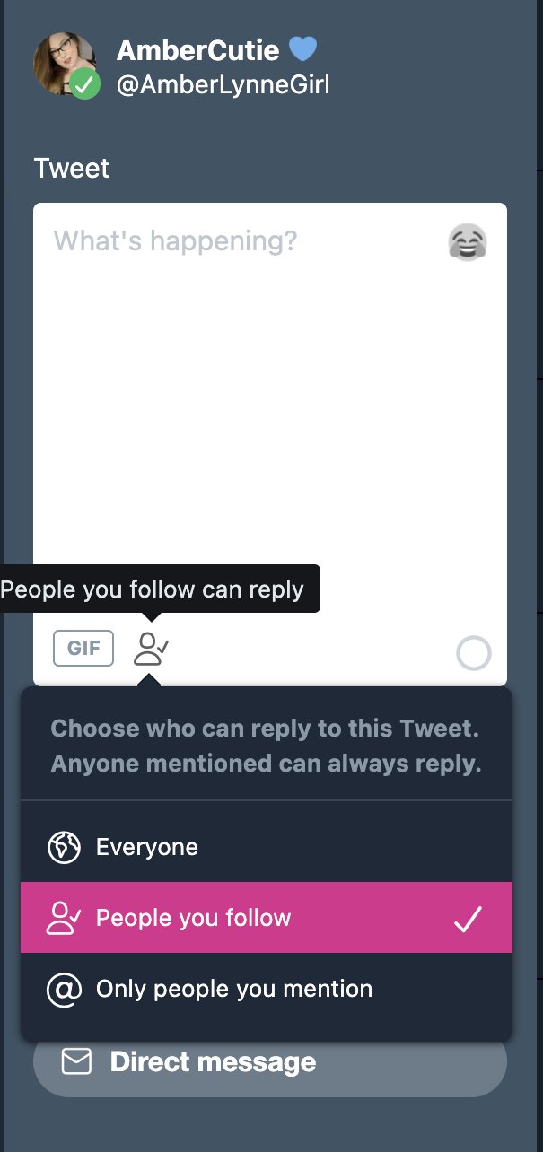 Tw Pornstars Ambercutie 💙 Twitter Confirmed That This Option Does