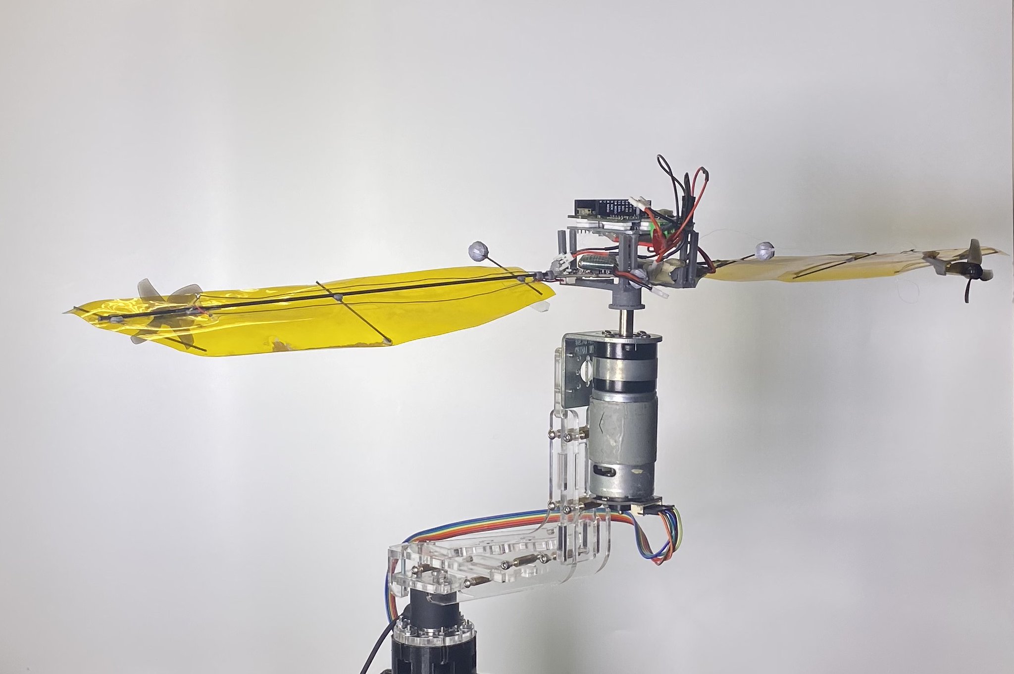 Science Magazine on Twitter: "A small two-winged #drone, or bicopter, hovers using substantially ...