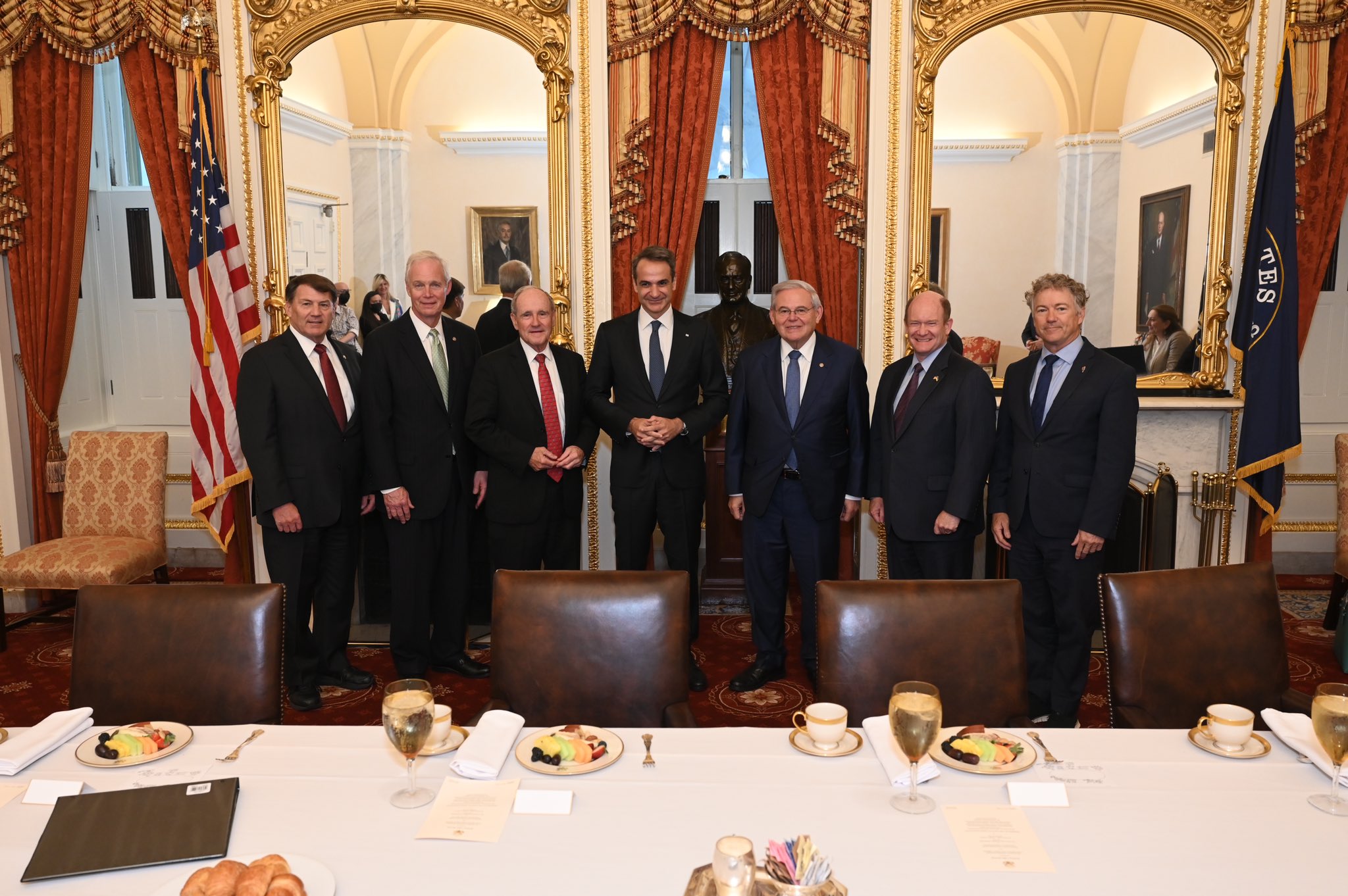 Senate Foreign Relations Committee on Twitter: "Honored to host @PrimeministerGR in the Capitol ...