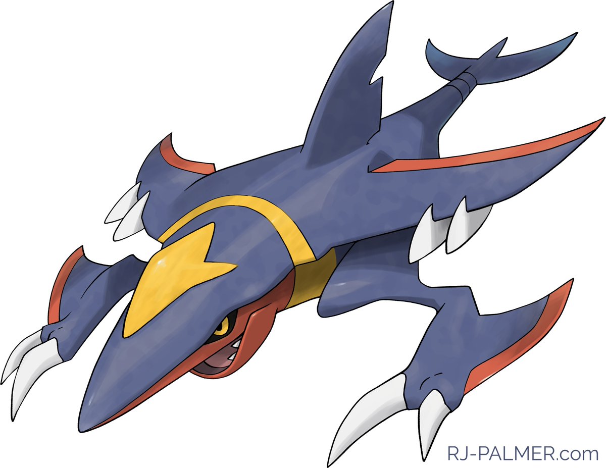 ポケモン「A lot of dragon Pokemon keep convergentl」|RJ Palmerのイラスト