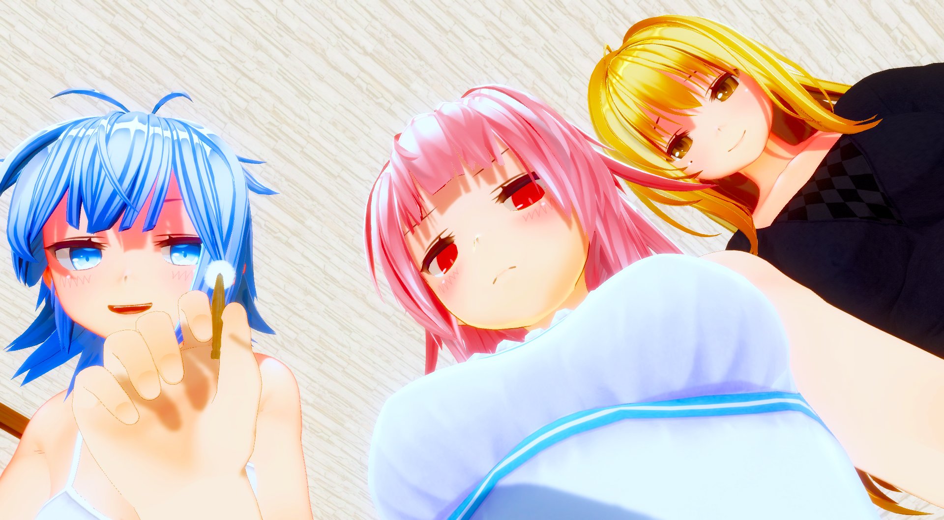 ゆっけ@COM3D2 on Twitter: "お題「ローアングル」 健全な変身ヒロインの耳掃除 ほら早く寝なさい #COM3D2 #カスタムオーダーメイド3D2 #cm3d版深夜の真剣 ...