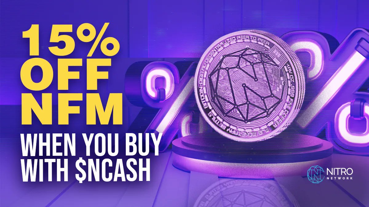 Nitro Network 🔺 on Twitter: "You can NOW purchase Nitro #NFMs with $NCASH! 🤩💸 Use #NCASH at ...