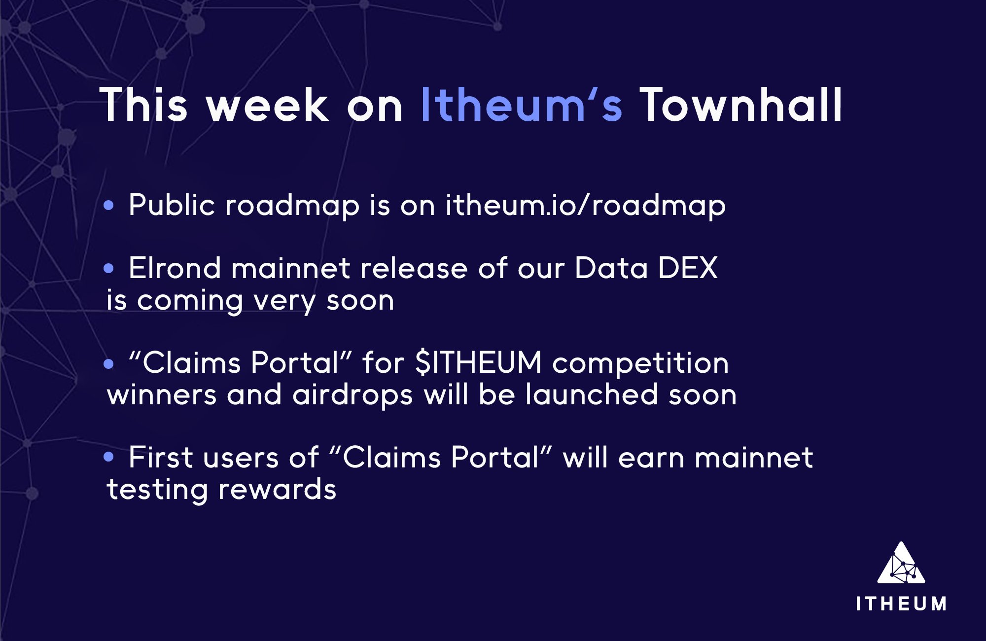 Itheum on Twitter: "If you didn't get a chance to tune into #Itheum's Community Townhall #12 ...