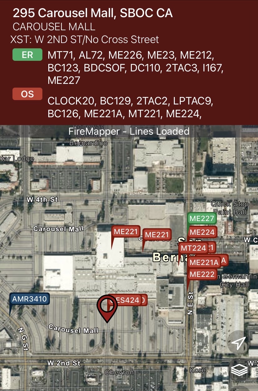 San Bernardino County Fire on Twitter: "SAN BERNARDINO: #SBCoFD OS COMMERCIAL FIRE @ Carousel ...