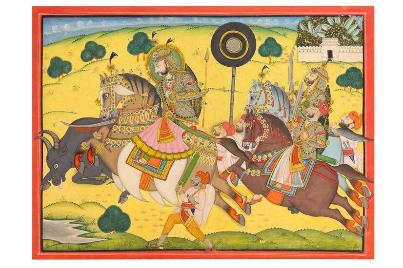 Some Cool Rajput hunting paintings - Thread from The_Peshwa @TPeshwa ...