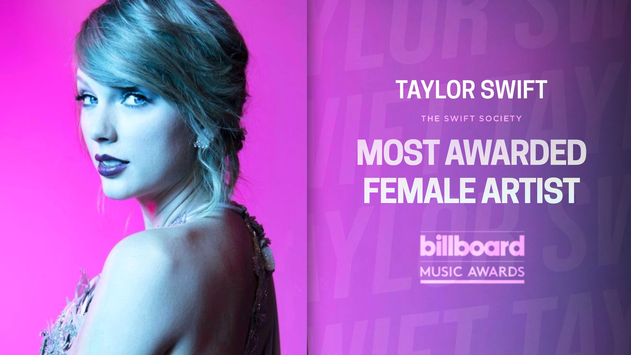 The Swift Society on Twitter: "👑| @TaylorSwift13 extends her record as the Most Awarded Female ...
