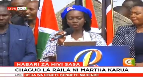 Citizen TV Kenya on Twitter: "Martha Karua: I thank the Azimio la Umoja selection panel for ...