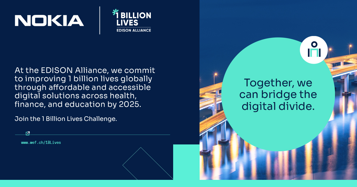 Nokia on Twitter: "We are committed to accelerating digital inclusion and closing the digital ...