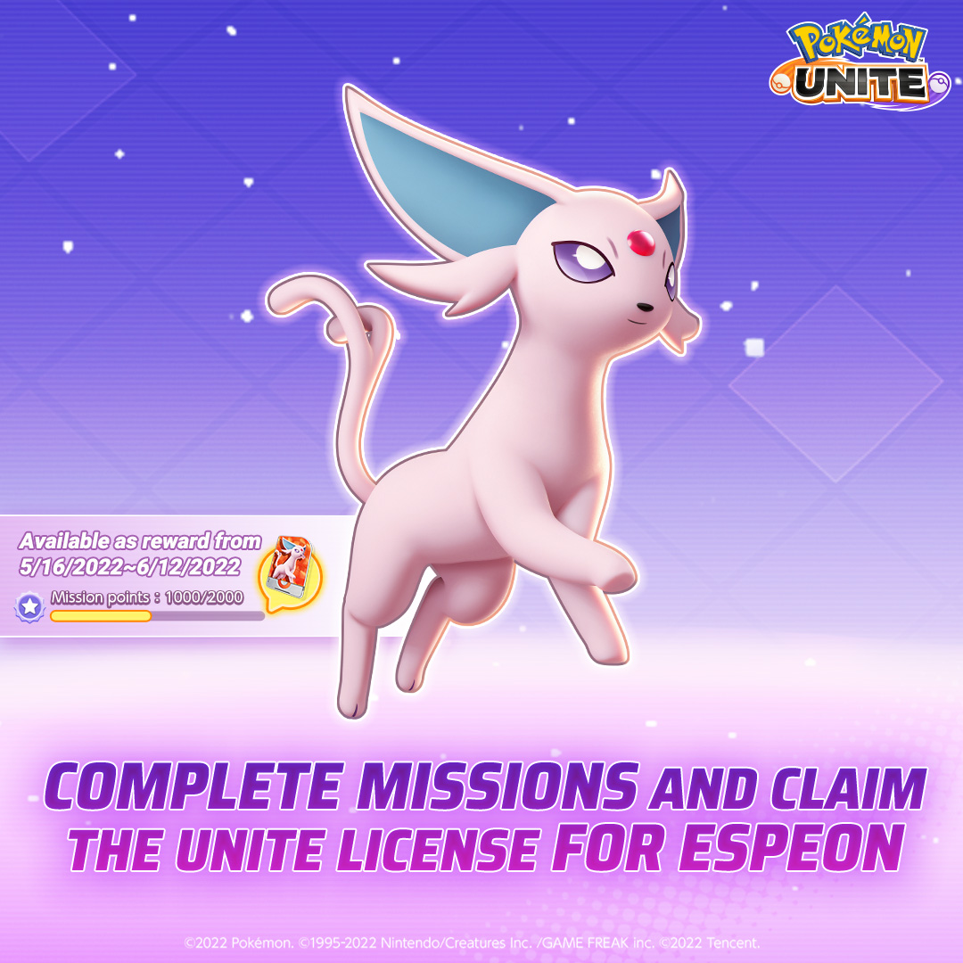 Pokémon Unite se actualiza a la versión 1.5.1.4 con Espeon y más ...
