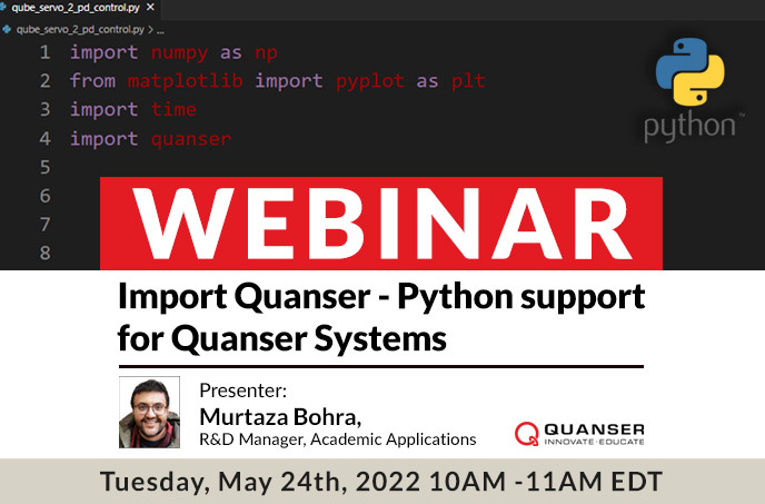 yottavolt on Twitter: "Learn how to use the @Quanser Python APIs to develop real-time autonomous ...