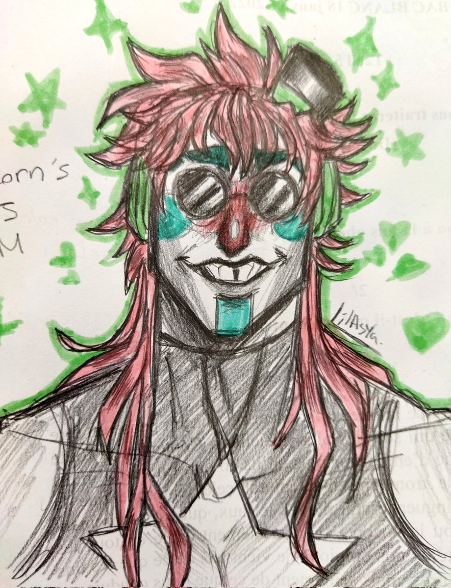 Little doodle gift of @Volcorn_ 's DJ MM design 🙇‍♀️btw, i love your ...
