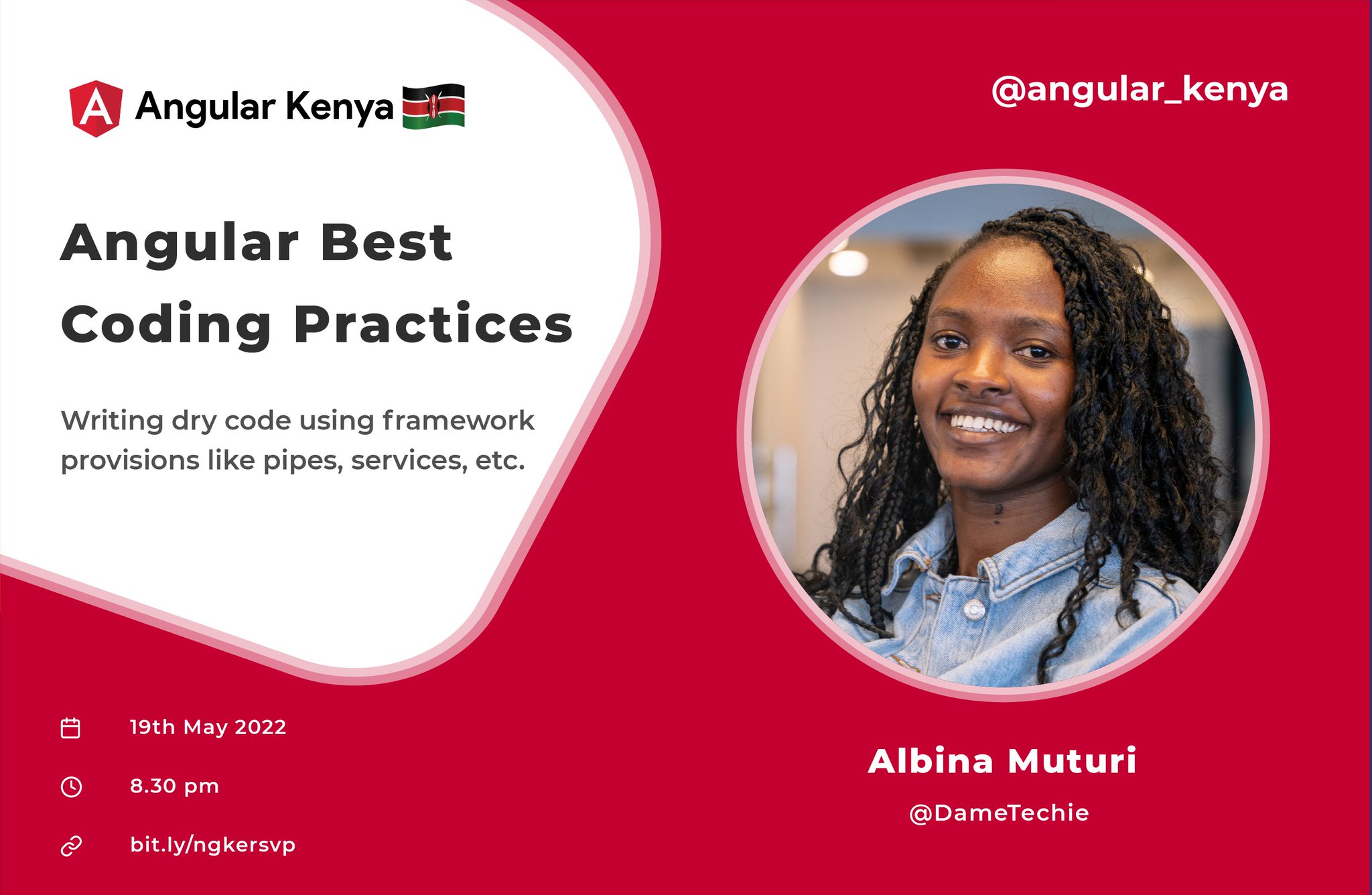 Angular Kenya 🇰🇪 on Twitter: "This Thursday, we will be having @DameTechie taking us through ...