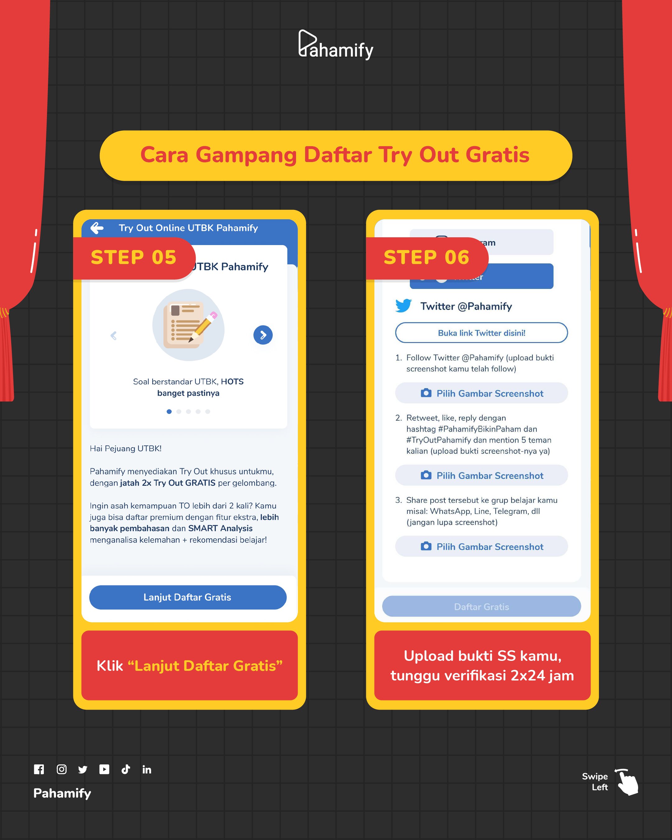 Pahamify siap bantu #TaklukkanUTBK on Twitter: "🎥 Pendaftaran Tryout #22 GRATIS, DIBUKA! 🎥 ...