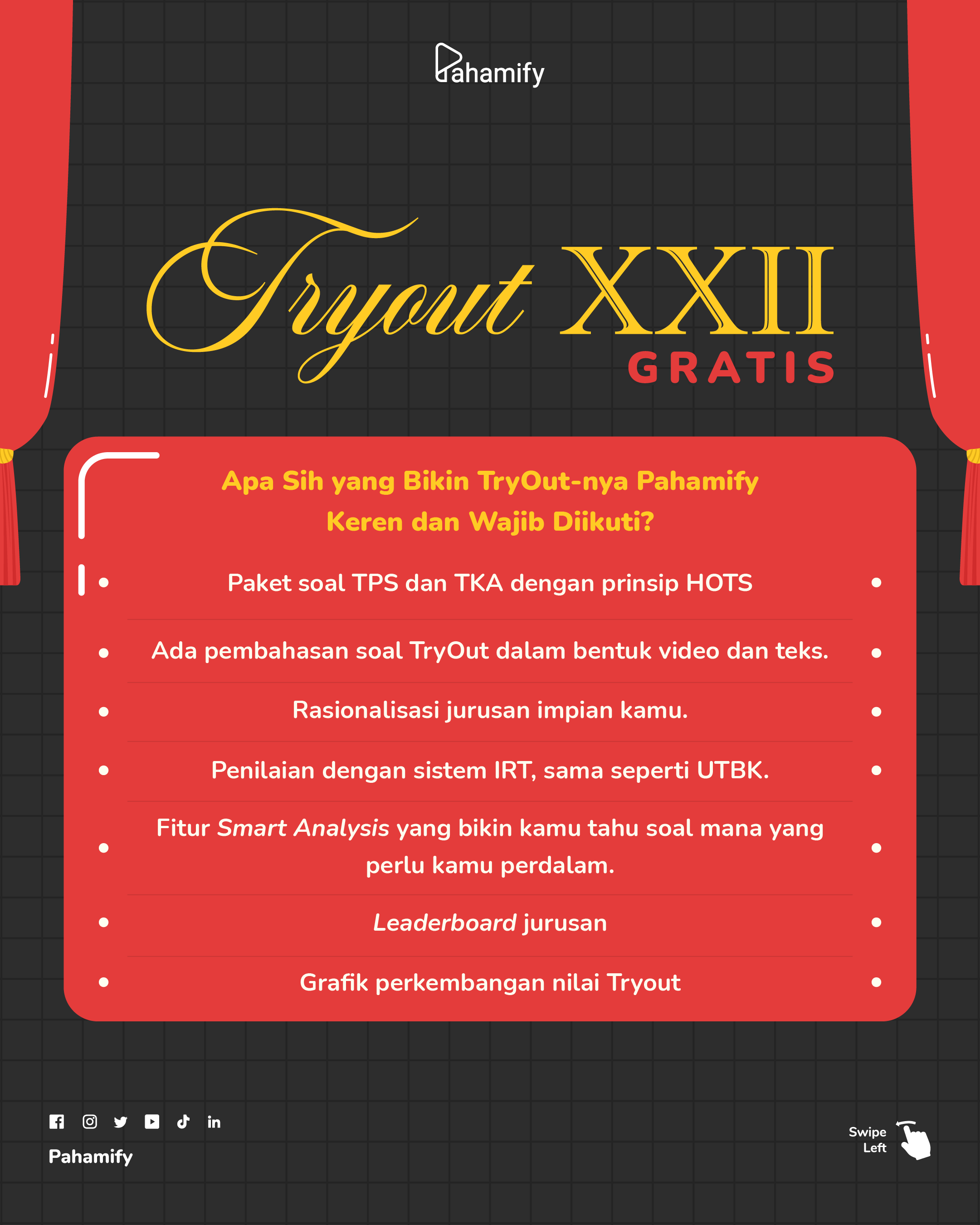 Pahamify siap bantu #TaklukkanUTBK on Twitter: "🎥 Pendaftaran Tryout #22 GRATIS, DIBUKA! 🎥 ...