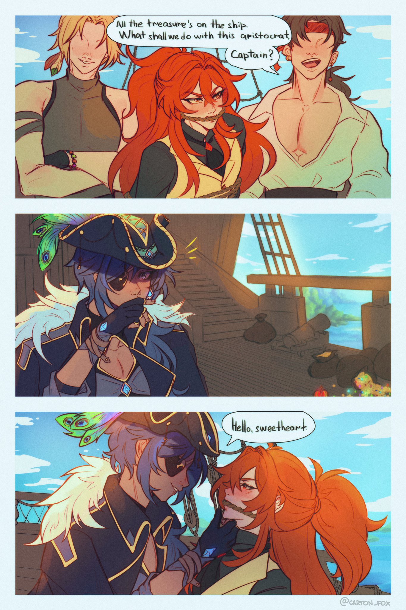 LETOVA on Twitter: "Day 6: Heat or rut/Accidental bonding/Pirate AU @KLKABOWeek #KLKABOWeek # ...