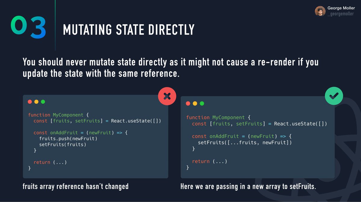 7 common React mistakes that you should avoid. 🧵 Thread 👇 - Thread from ...