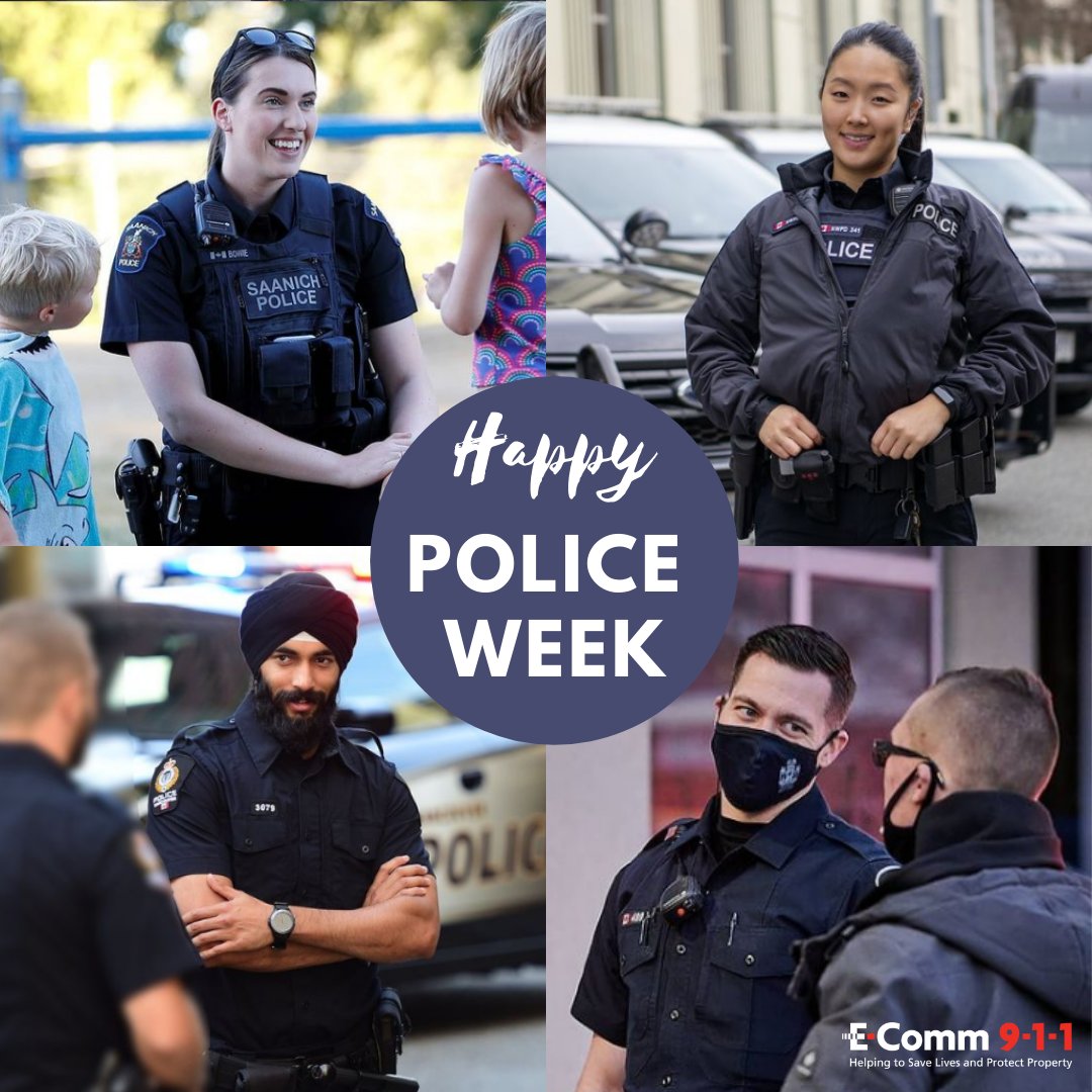 E-Comm 9-1-1 on Twitter: "Happy National Police Week to all the ...