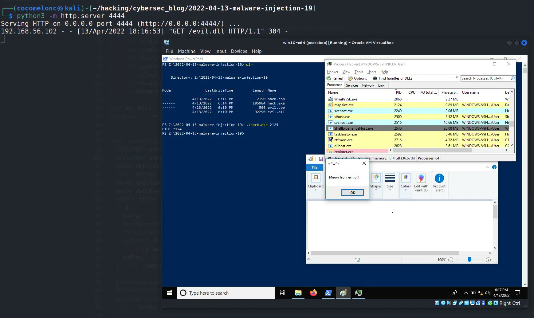 Florian Hansemann on Twitter: ""Malware development tricks. Download and inject logic. C++ ...