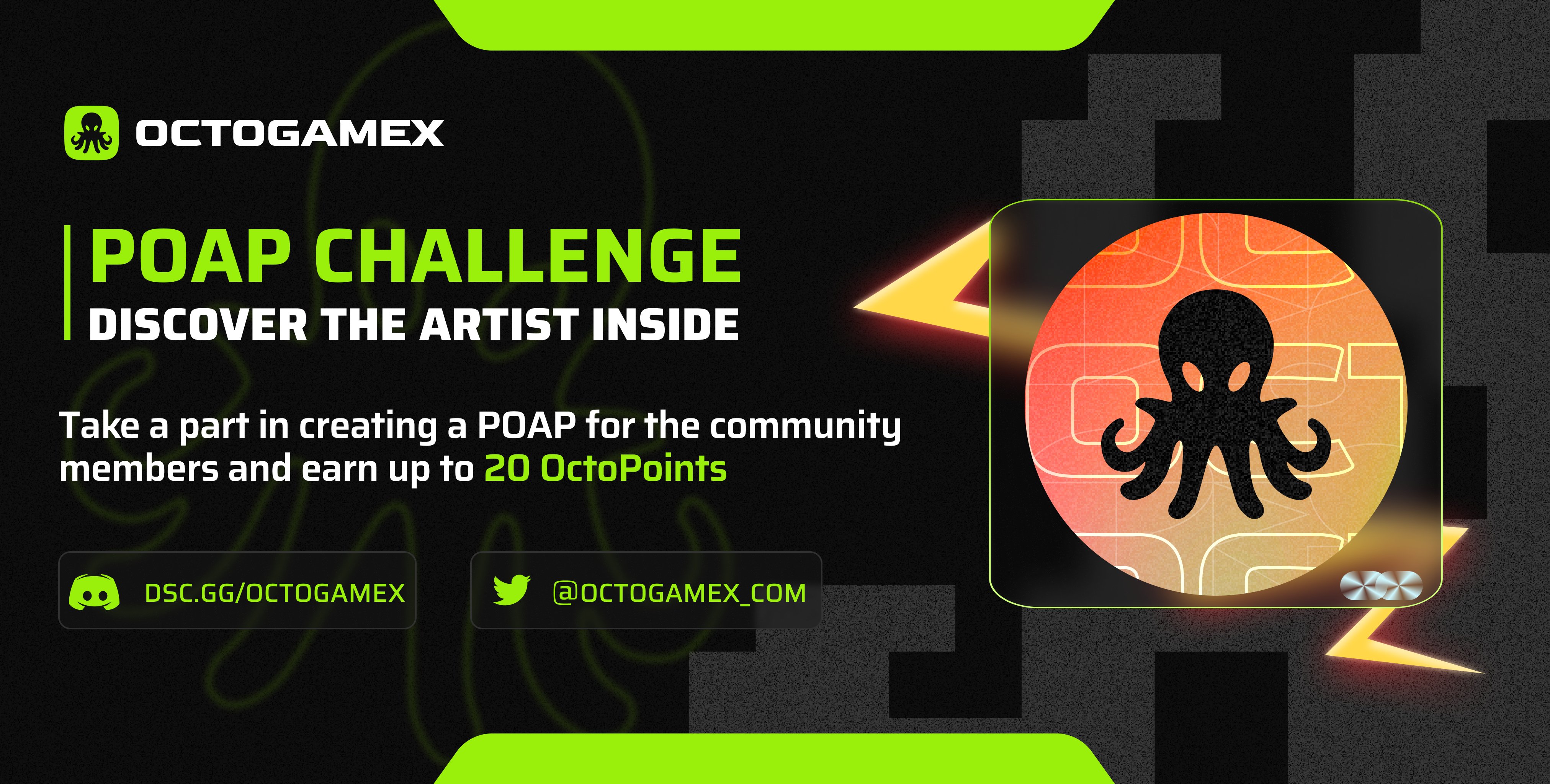 OCTOGAMEX | NFT Marketplace on Twitter: "Hey Octies! 👋 We're launching the #OctoGamex POAP ...
