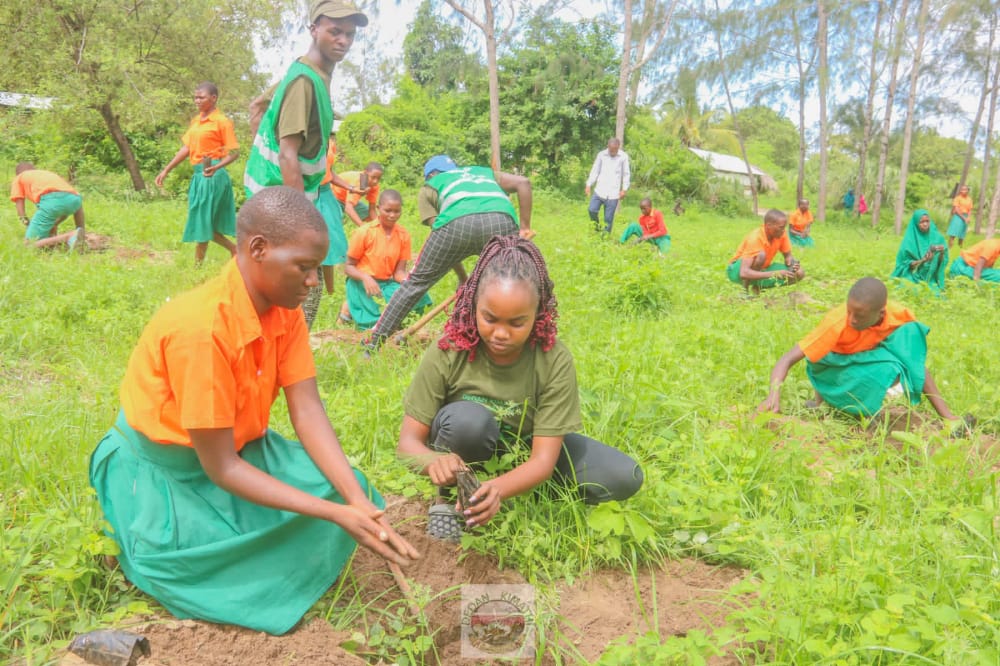 Black People Planting Trees