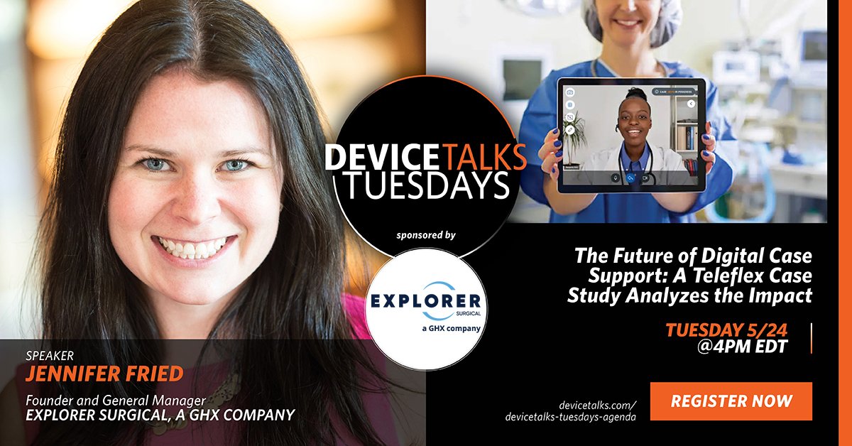 Explorer Surgical on Twitter: "Join us May 24 for the next #DeviceTalks Tuesday webinar for a ...