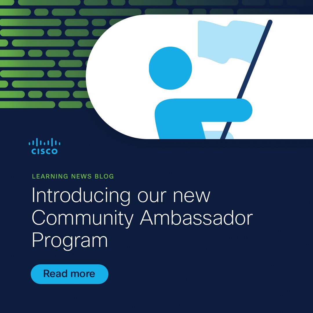 LearningatCisco on Twitter: "Introducing the first members of the Cisco Learning Network's NEW ...