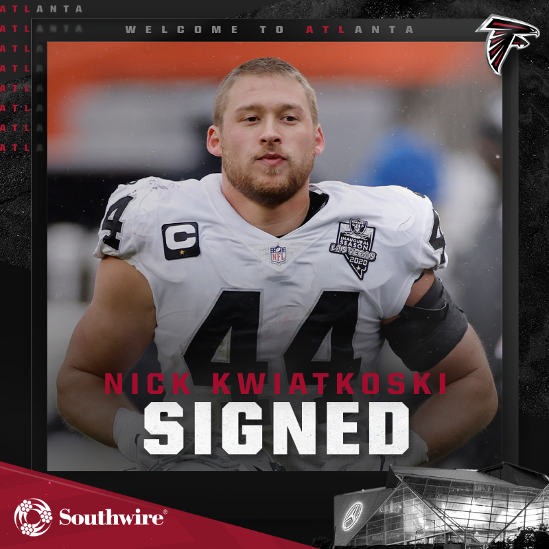 Falcons Sign Ex-Bears, Raiders LB