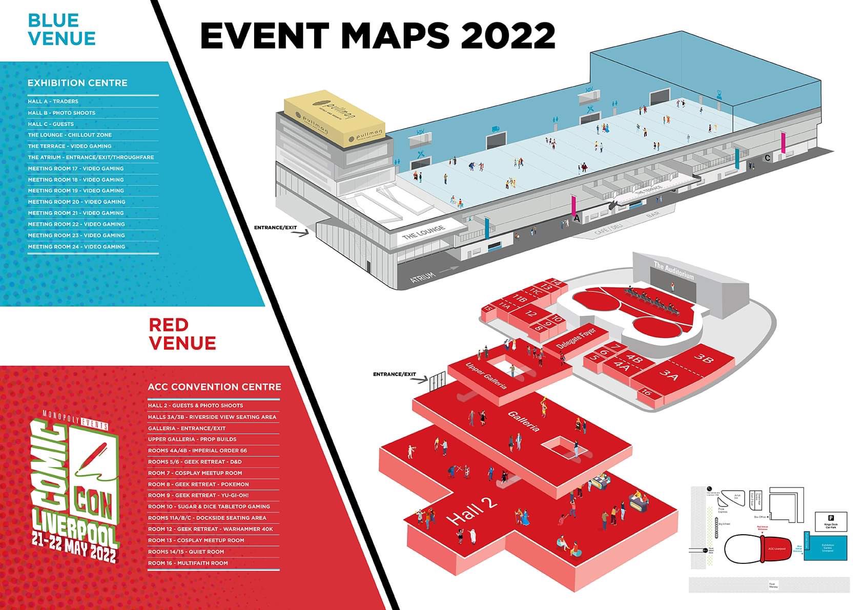 Comic Con 2022 Map