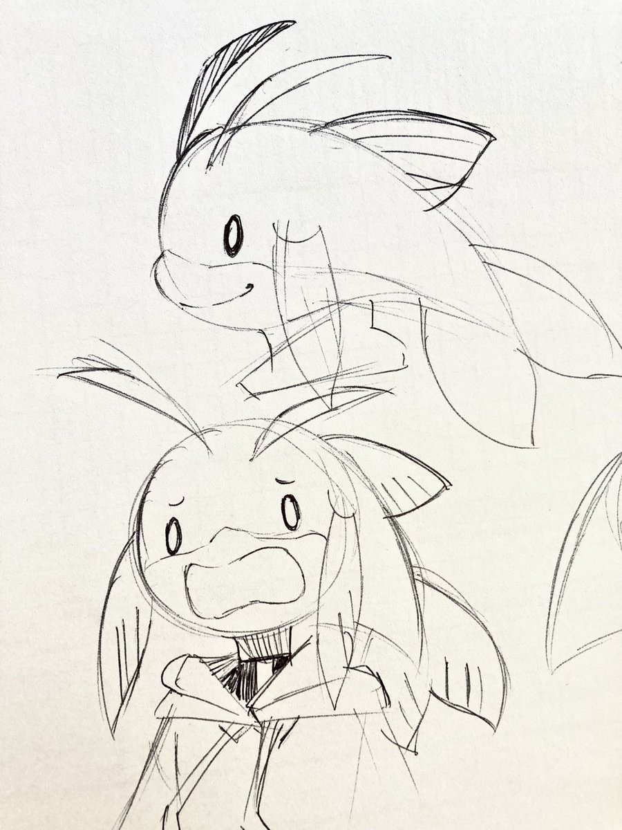 「forgot to ever post this 」Nessieの漫画