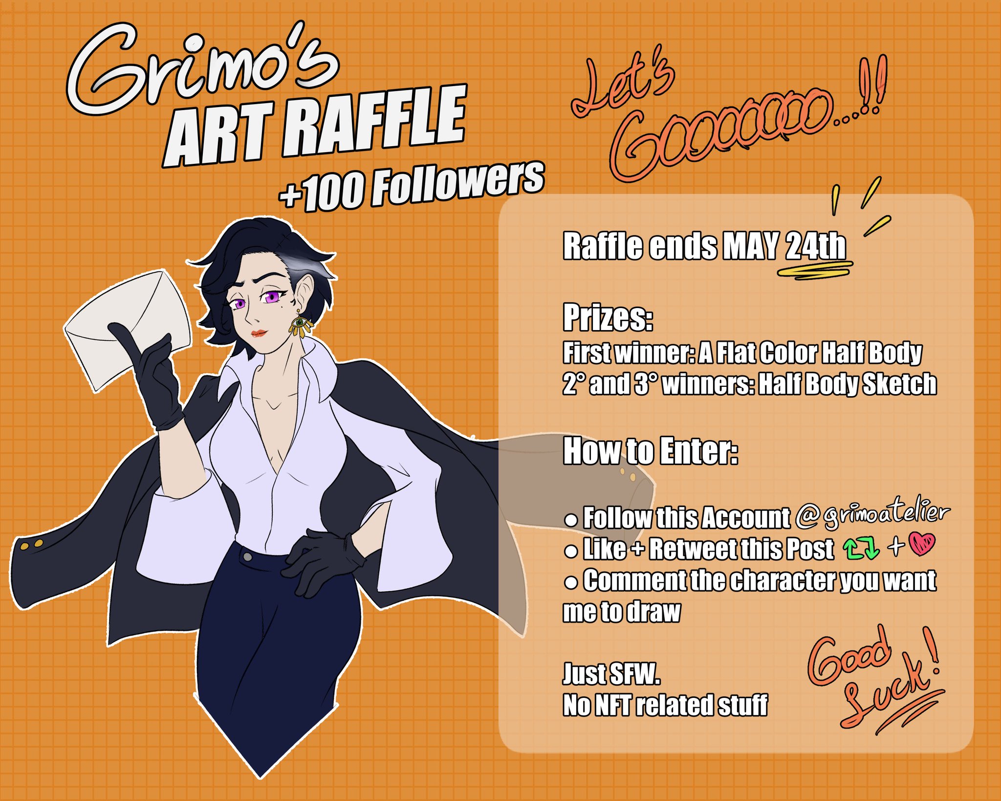 Grimo -Open Comms- (ART RAFFLE ENDS 05/24) on Twitter: "Hellow Lovely People~ Allright, the time ...