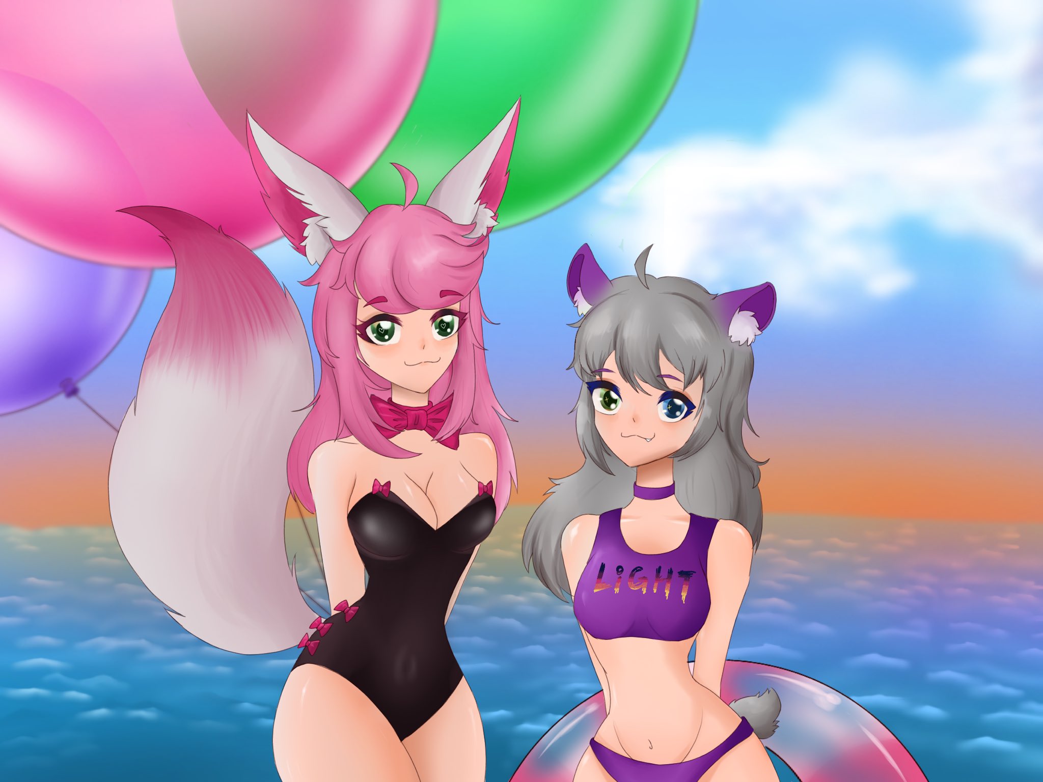 BubbleFox on Twitter: "Thanks @xiangna85252073 draw for me.(>^ω^