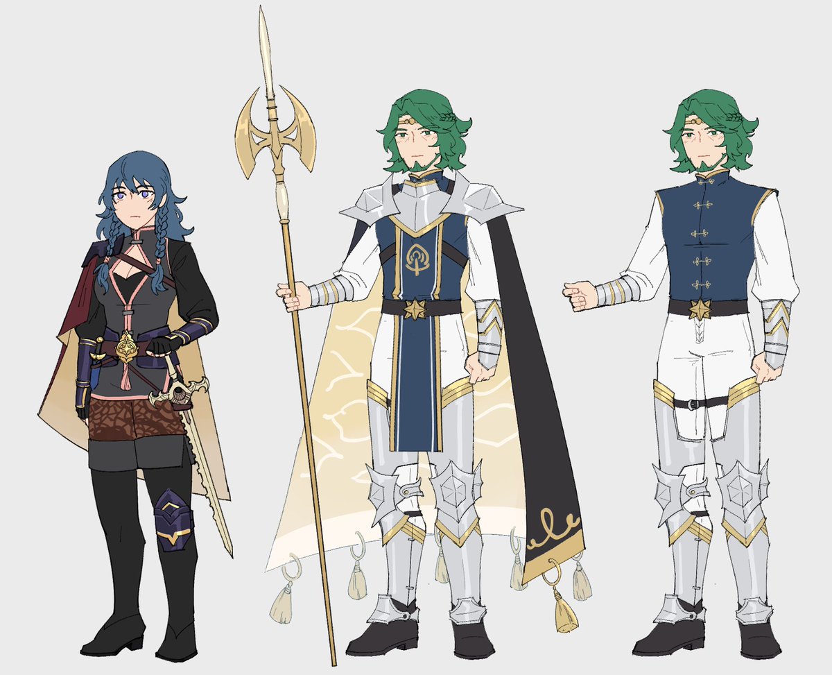 「midskip seteth (with byleth for scale lo」|Jay 🔞 (comms full!)のイラスト