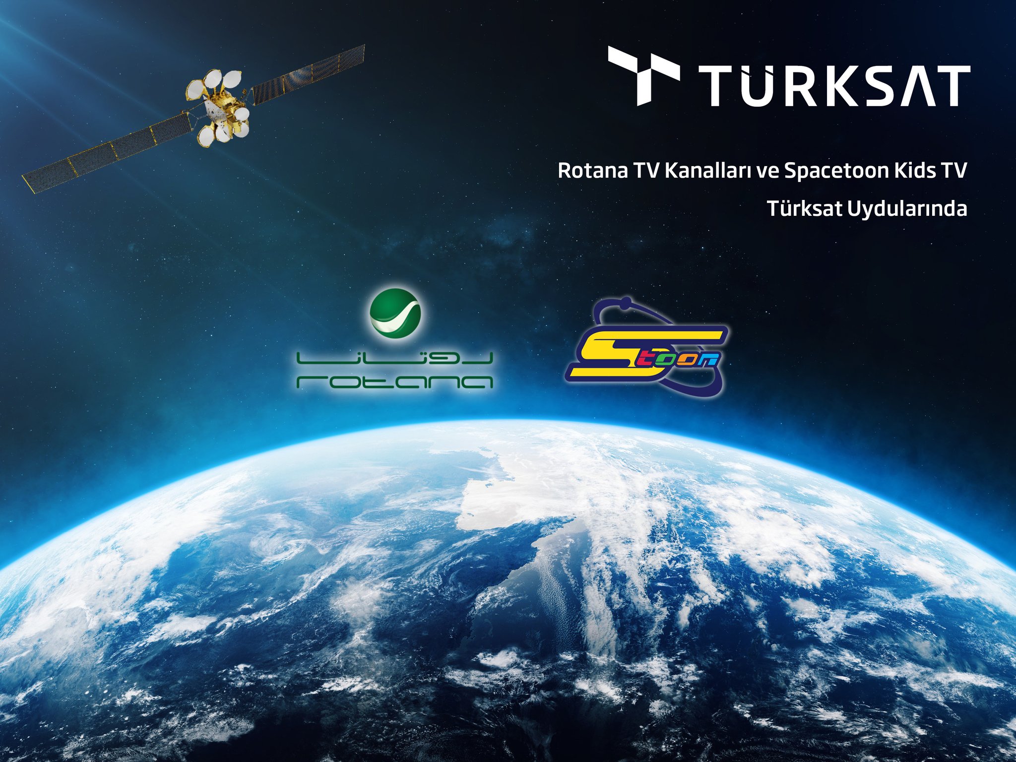 Türksat A.Ş. on Twitter: "Rotana Media Grubu ve Spacetoon Kids TV #Türksat Uydularında Yayına ...