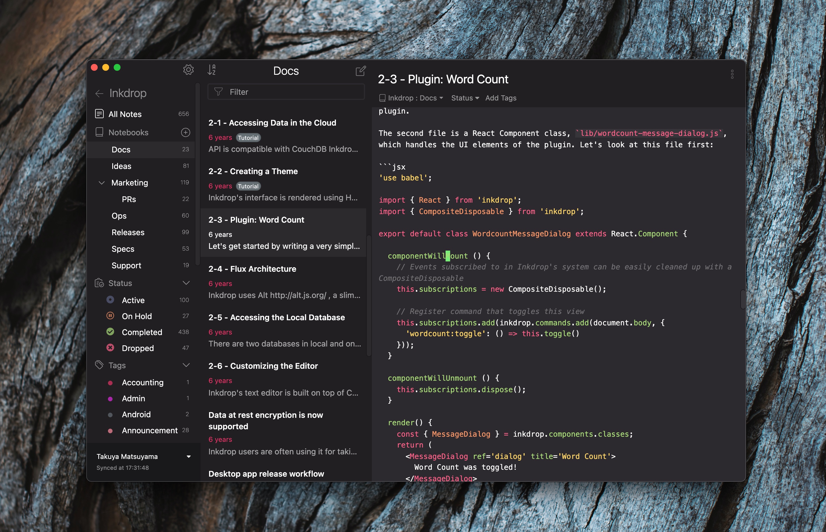 Takuya 🐾 devaslife on Twitter: "New Inkdrop plugin: Monokai Dark UI Theme by Alexander Eckert🎨 ...