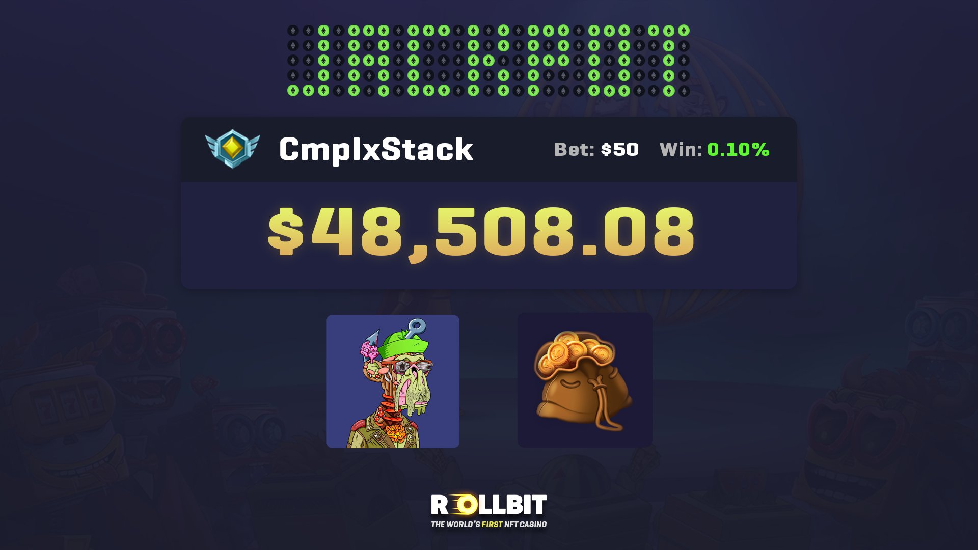 Rollbit on X: Our new NFT Jackpot game is going bananas! 🍌 ...