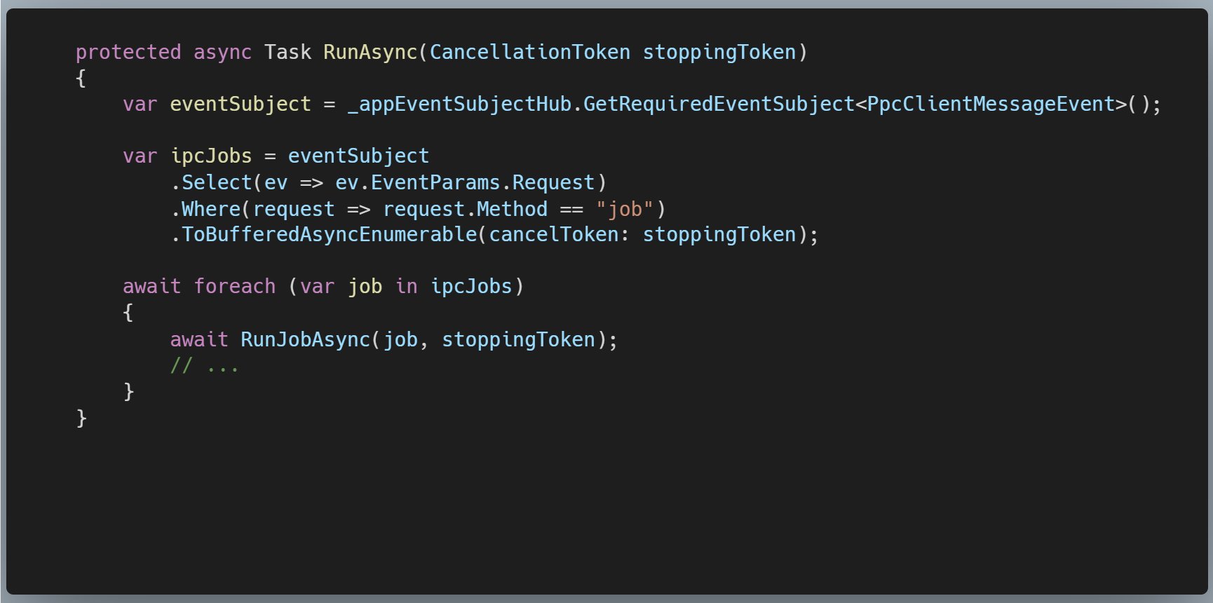 Andrew Nosenko 🇺🇦 🇦🇺 on Twitter: "Interoperability between IObservable and IAsyncEnumerable is a ...
