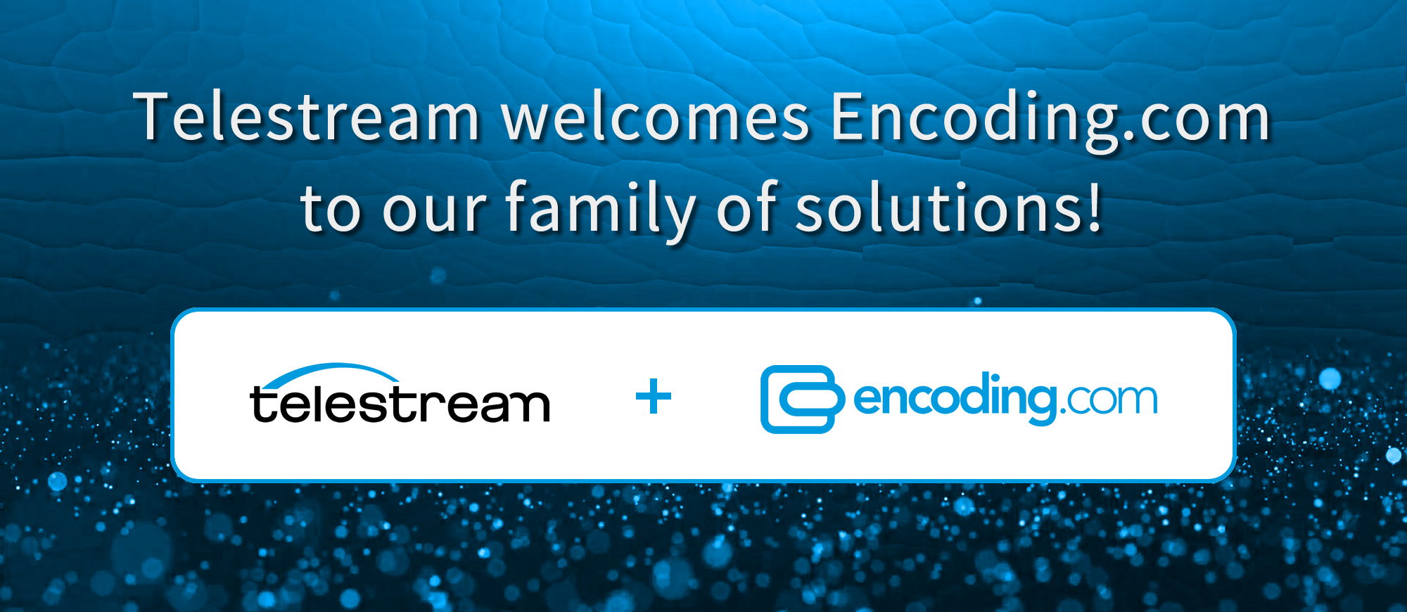 Encoding.com on Twitter: "Telestream Acquires @encodingdotcom @Telestream https://t.co ...