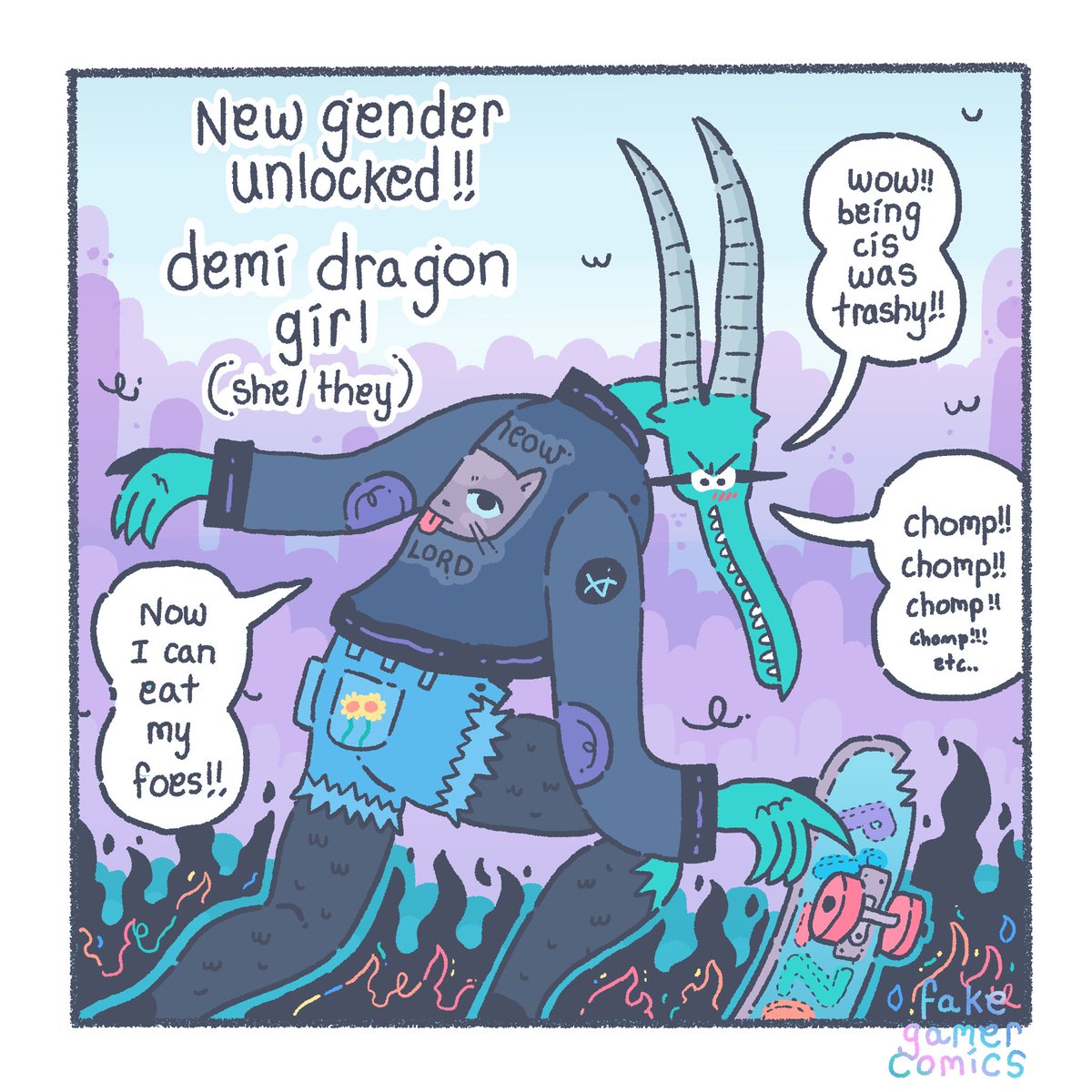 Fake Gamer Girl Comic
