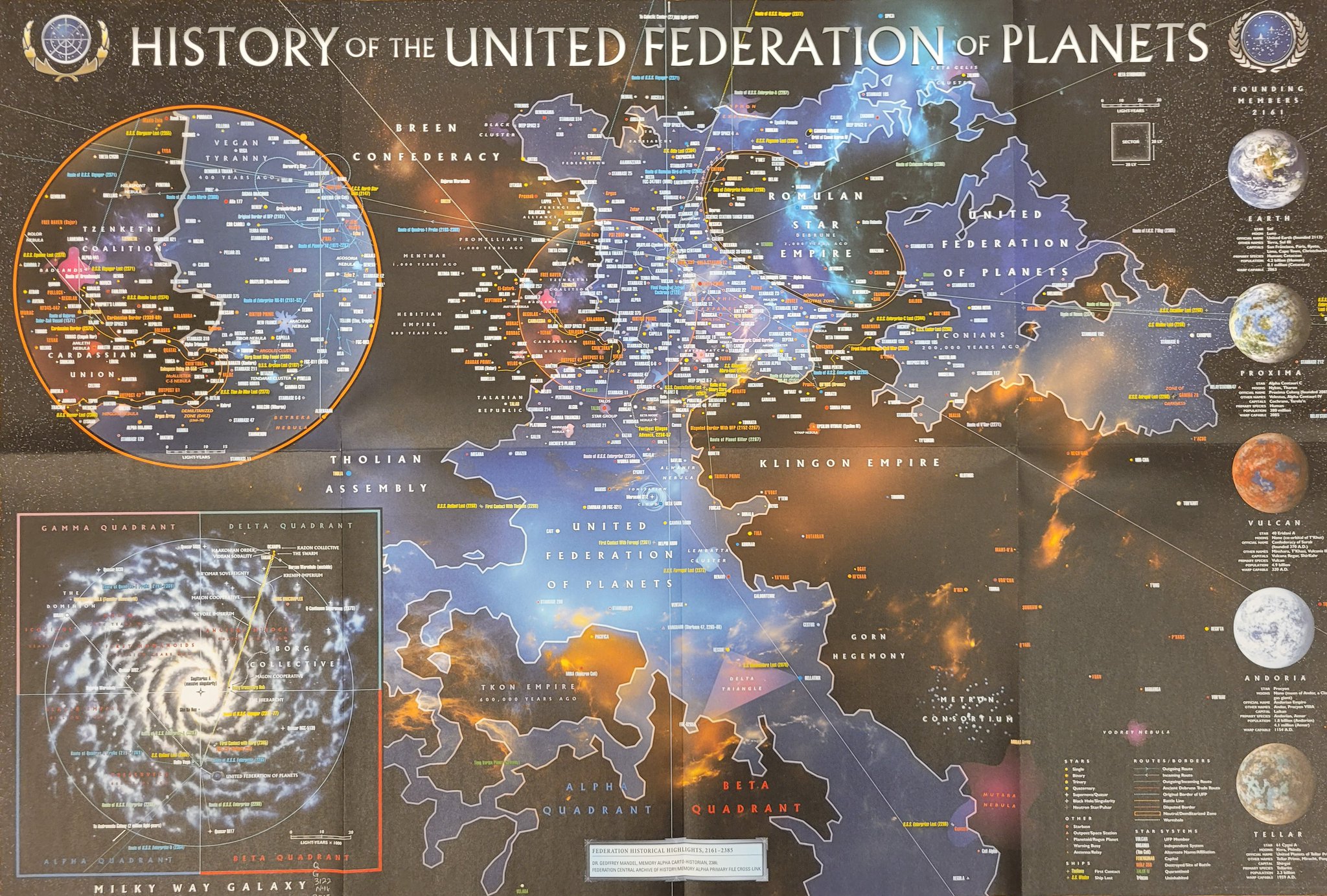 United Federation Of Planets Map