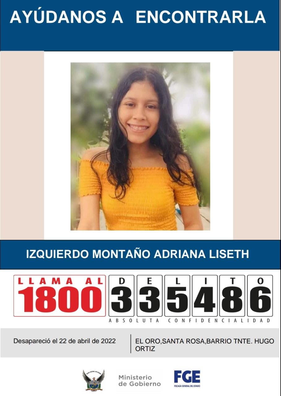 Policía Ecuador on Twitter: "TU APORTE ES FUNDAMENTAL 💪🏼 Adriana Liseth Izquierdo Montaño ...