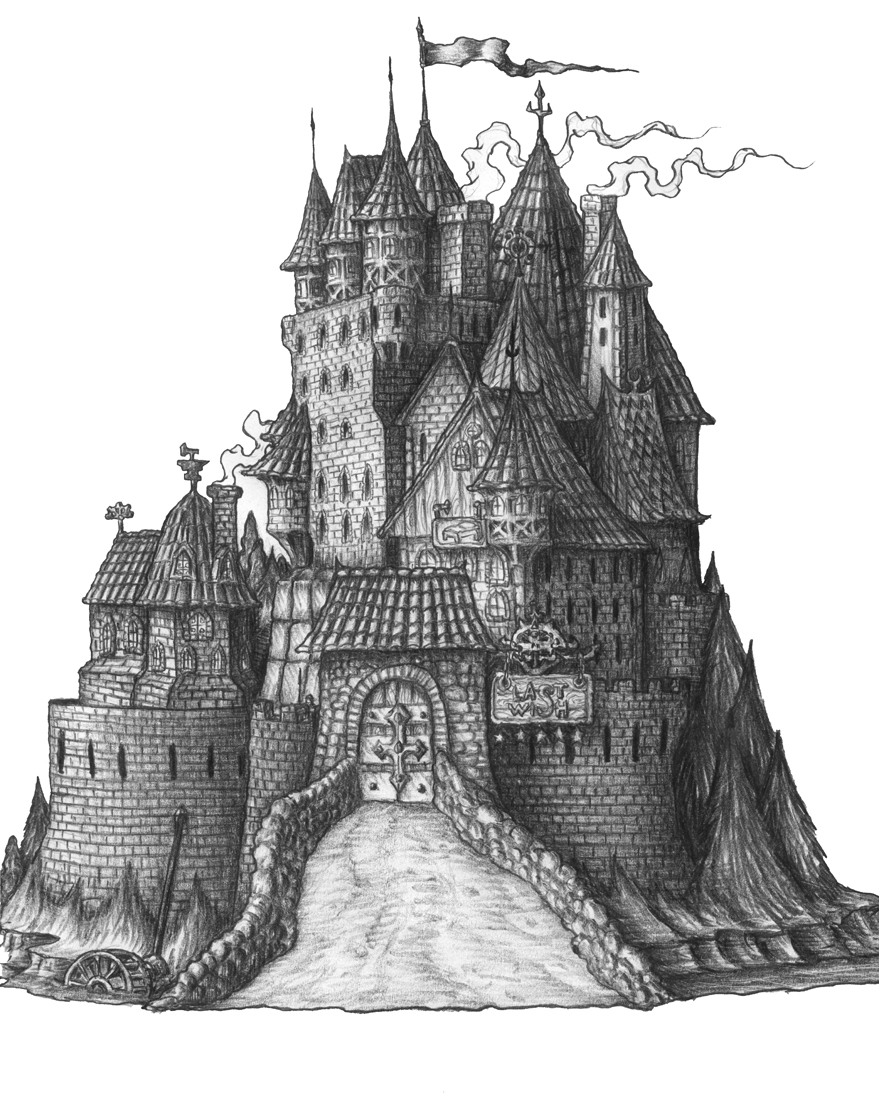 Medieval Castle Drawing